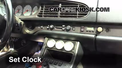 How to Set the Clock / Change Time on a 1987 Porsche 944 Turbo 2.5L 4 ...
