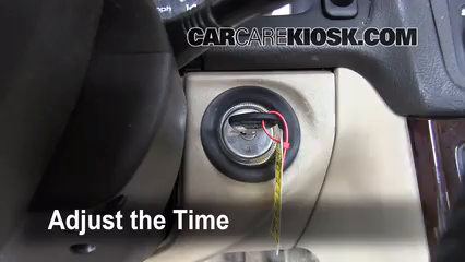 How to Set the Clock / Change Time on a 1998 Acura RL 3.5L V6