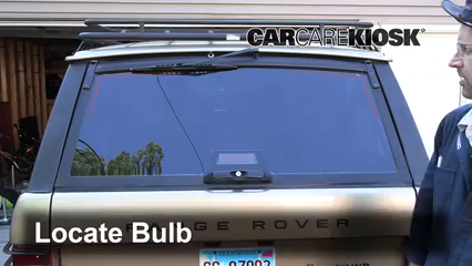 3rd Brake Light Bulb Replacement on a 1995 Land Rover Range Rover ...