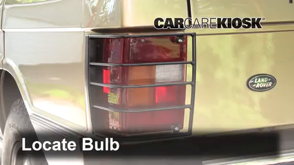 Reverse Light Replacement 1995 Land Rover Range Rover County LWB 4.2L V8