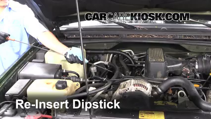 Transmission Fluid Level Check Land Rover Discovery (1994-1998) - 1998 ...