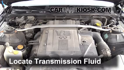 Transmission Fluid Level Check 2002 Infiniti Q45 4.5L V8