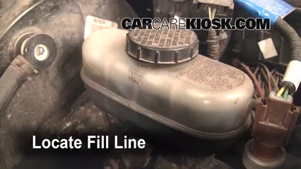 Add Brake Fluid: 1997-2004 Ford F-150 - 1999 Ford F-150 XLT 4.6L V8 ...