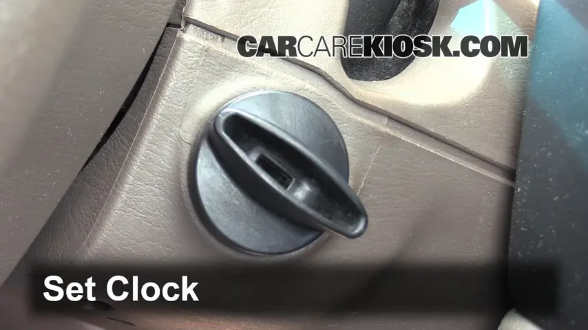 How to Set the Clock / Change Time on a 1999 Ford Taurus LX 3.0L V6