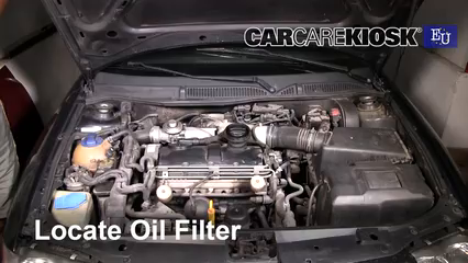 Oil & Filter Change Audi A3 (1996-2005) - 2001 Audi A3 TDI 1.9L 4 Cyl ...