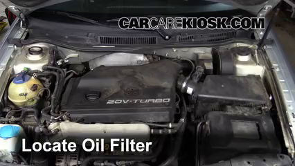 Oil & Filter Change Volkswagen Golf (1999-2006) - 2001 Volkswagen Golf ...