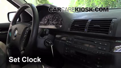 How to Set the Clock / Change Time on a 2001 BMW 325i 2.5L 6 Cyl. Sedan