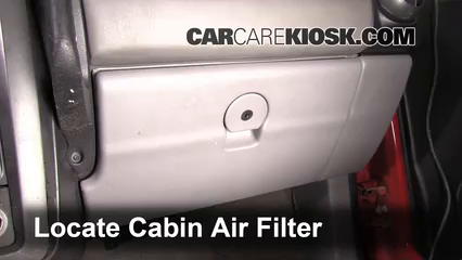 Cabin Air Filter Replacement: 2003 Pontiac Aztek 3.4L V6