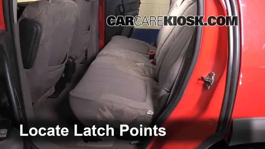 Car Seat Installation: 2002 Pontiac Aztek 3.4L V6