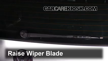 Rear Windshield Wiper Blade Change: 2001 Volkswagen Golf GTI GLS 1.8L 4 ...