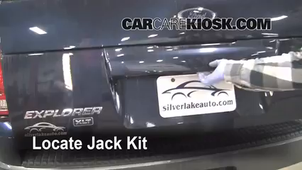 Replace Flat Tire with Spare Tire: 2002 Ford Explorer XLT 4.0L V6