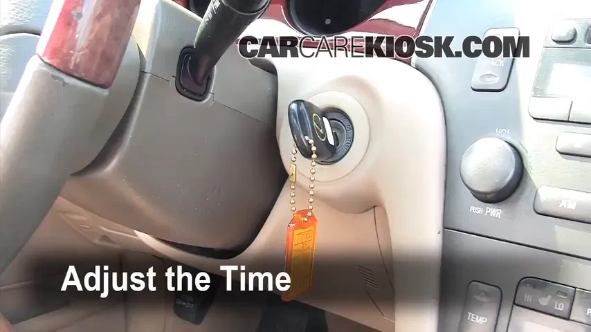 How to Set the Clock / Change Time on a 2002 Lexus ES300 3.0L V6