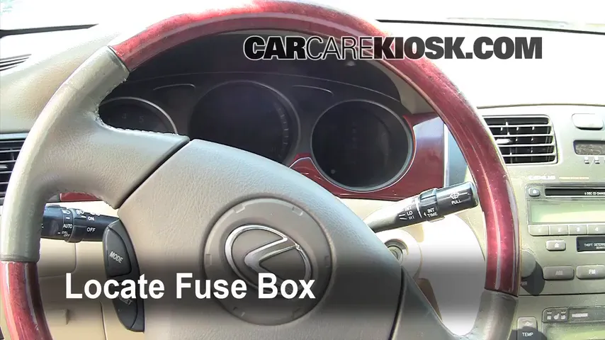 Interior Fuse Check: 2002 Lexus ES300 3.0L V6
