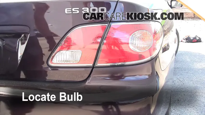 Reverse Light Replacement 2002 Lexus ES300 3.0L V6