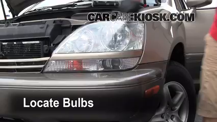 Front Turn Signal Replacement on 2002 Lexus RX300 3.0L V6