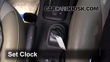 How to Set the Clock / Change Time on a 2002 Saab 9-3 SE 2.0L 4 Cyl ...