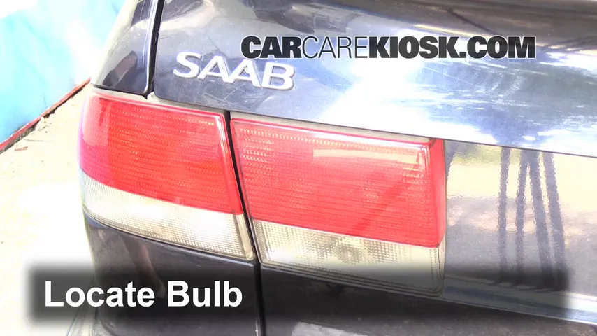 Tail Light Replacement on 2002 Saab 9-3 SE 2.0L 4 Cyl. Turbo Hatchback ...