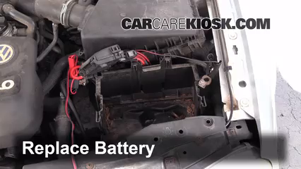 Battery Replacement: 1999-2006 Volkswagen Golf - 2001 Volkswagen Golf ...