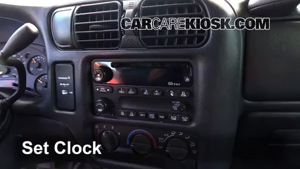 How to Set the Clock / Change Time on a 2003 Chevrolet S10 2.2L 4 Cyl ...