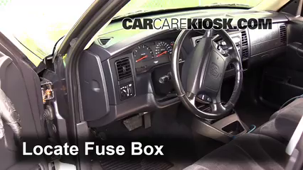 Interior Fuse Box Location: 1997-2004 Dodge Dakota - 2002 Dodge Dakota ...