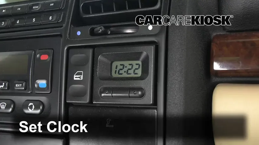 How to Set the Clock / Change Time on a 2003 Land Rover Discovery SE 4 ...