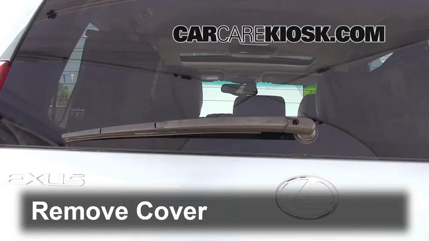 Rear Windshield Wiper Blade Change: 2007 Lexus GX470 4.7L V8