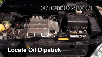 Transmission Fluid Level Check 2002 Lexus RX300 3.0L V6