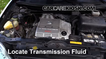 Transmission Fluid Level Check 2000 Lexus RX300 3.0L V6