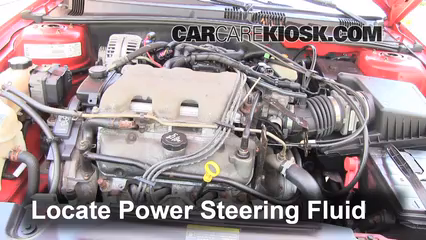 How to Add Power Steering Fluid to a 2003 Pontiac Grand Am SE1 3.4L V6 ...