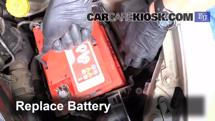 Battery Replacement: 2002-2009 Citroen C3 - 2004 Citroen C3 SX 1.4L 4 ...
