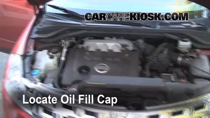 Oil & Filter Change Nissan Murano (2003-2007) - 2004 Nissan Murano SL 3 ...