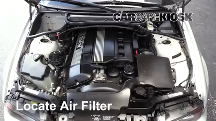 How to Change Engine Air Filter: 2001 BMW 330Ci 3.0L 6 Cyl. Convertible