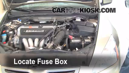 Transmission Fluid Level Check 2004 Honda Accord EX 2.4L 4 Cyl. Sedan (4 Door)