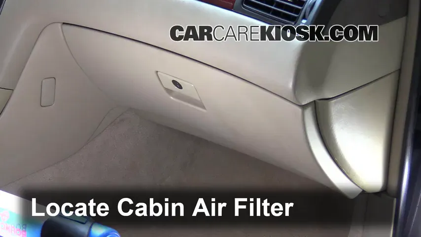 Cabin Air Filter Replacement: 2004 Lexus ES330 3.3L V6