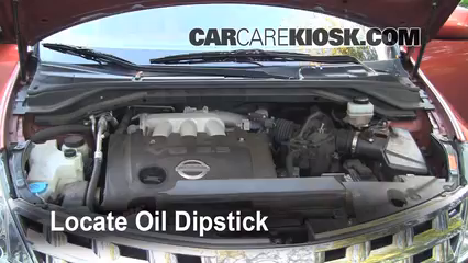 Check Oil Level 2004 Nissan Murano SL 3.5L V6