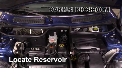 Mini Cooper Windshield Washer Fluid Reservoir Location - Mini Cooper Cars