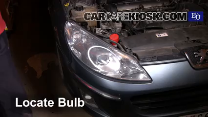 Headlight Change 2004-2011 Peugeot 407 - 2005 Peugeot 407 SW 2.0L 4 Cyl.
