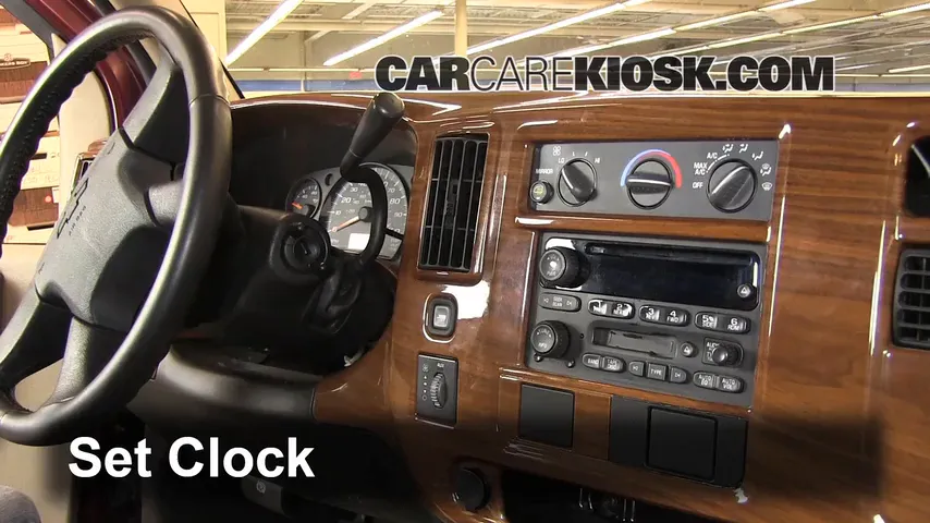 How to Set the Clock / Change Time on a 2003 Chevrolet Astro 4.3L V6 ...