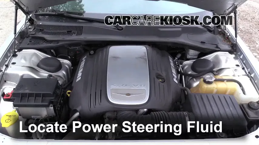 How to Add Power Steering Fluid to a 2005 Chrysler 300 C 5.7L V8
