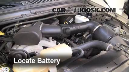 Battery Replacement: 2005 Ford Excursion Limited 6.8L V10