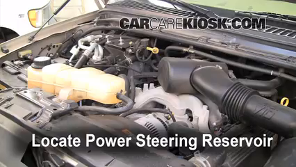 Add Transmission Fluid: 2002 Ford Excursion XLT 6.8L V10