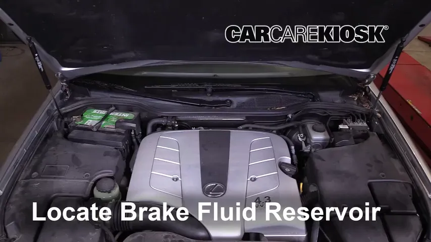 Transmission Fluid Level Check 1995 Lexus LS400 4.0L V8