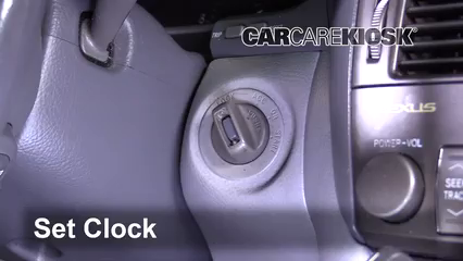 How to Set the Clock / Change Time on a 2005 Lexus LS430 4.3L V8