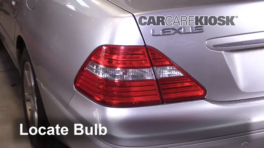 Reverse Light Replacement 2005 Lexus LS430 4.3L V8