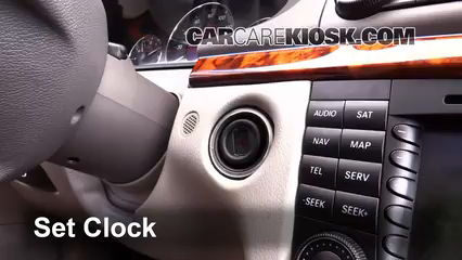 How to Set the Clock / Change Time on a 2005 Mercedes-Benz E320 CDI 3 ...