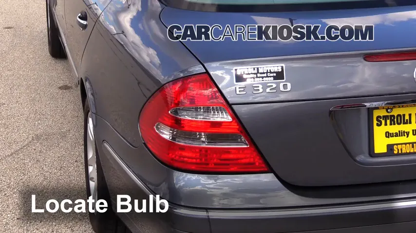 Reverse Light Replacement 2005 Mercedes-Benz E320 CDI 3.2L 6 Cyl. Turbo ...