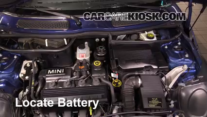 Battery Replacement: 2005 Mini Cooper 1.6L 4 Cyl. Coupe