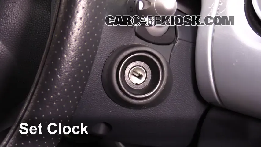 How to Set the Clock / Change Time on a 2005 Mini Cooper 1.6L 4 Cyl. Coupe