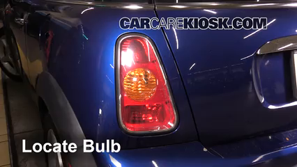 Rear Turn Signal Replacement on a 2005 Mini Cooper 1.6L 4 Cyl. Coupe