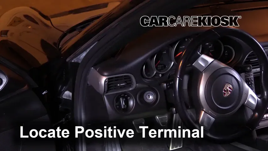 Battery Replacement: 2005 Porsche 911 Carrera 3.6L 6 Cyl. Coupe (2 Door)